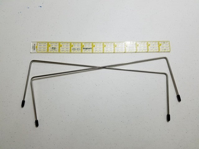 12" x 4" Bag Frame - Bent - True Stainless Steel – Sew Much Nicer, LLC